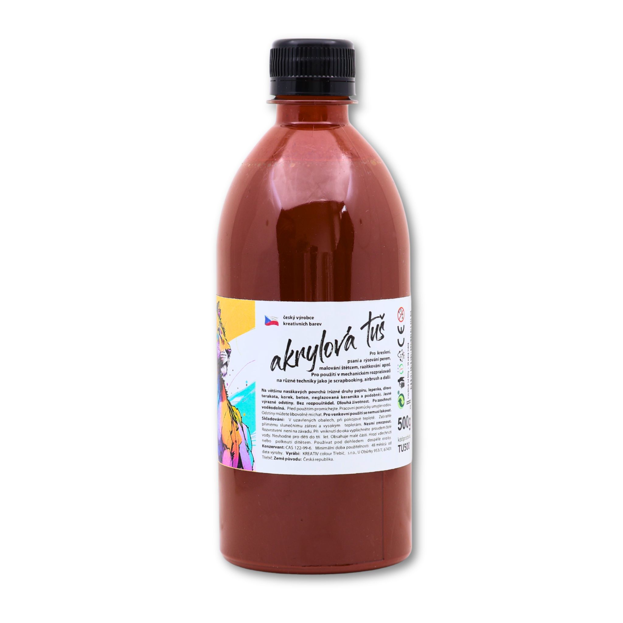 Akrylátová tuš světle hnědá - 500 g | SEVT.cz