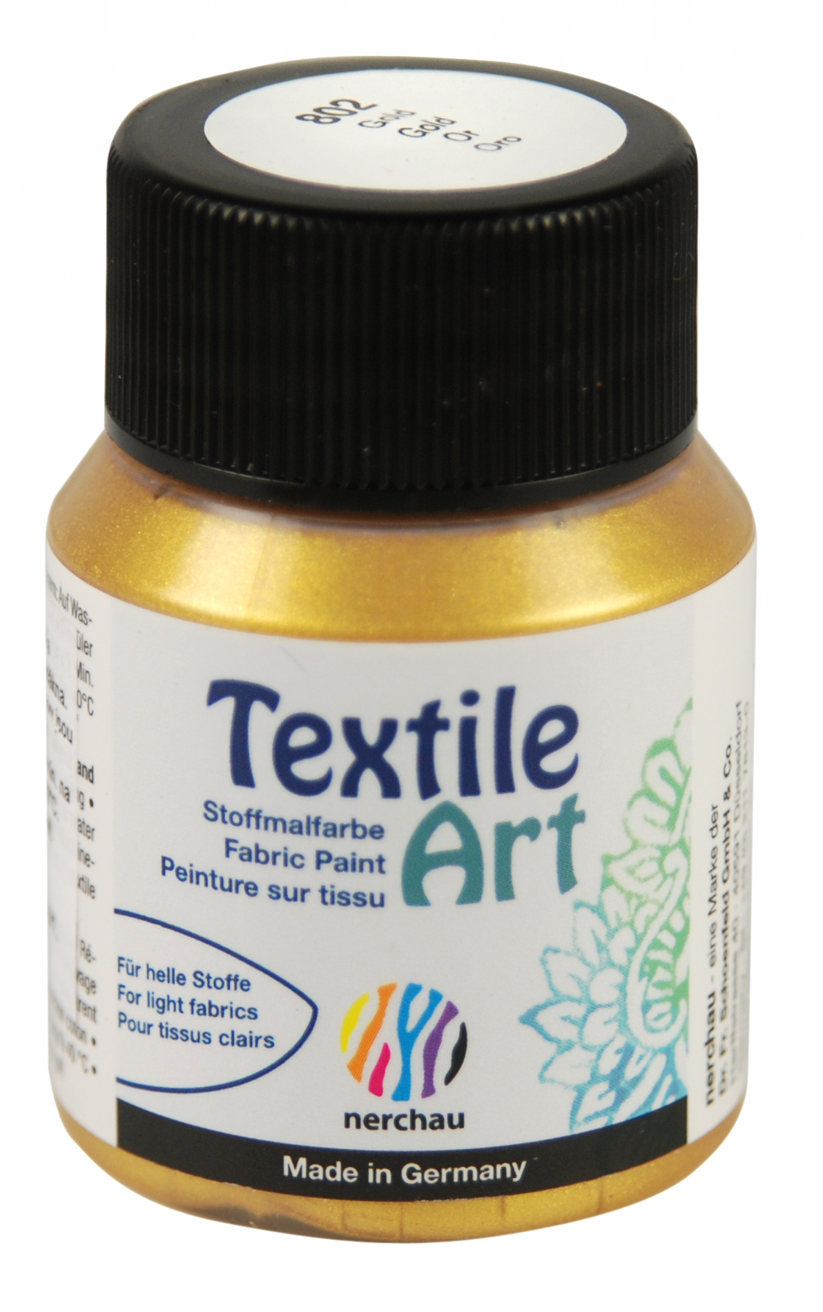 Barva na světlý textil Nerchau, 59 ml - zlatá | SEVT.cz