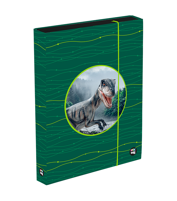 Desky na sešity s boxem A4 Jumbo Oxy Sherpy - Green | SEVT.cz