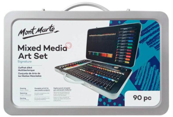 Kreativní sada Mont Marte - 90 ks, kovový box | SEVT.cz