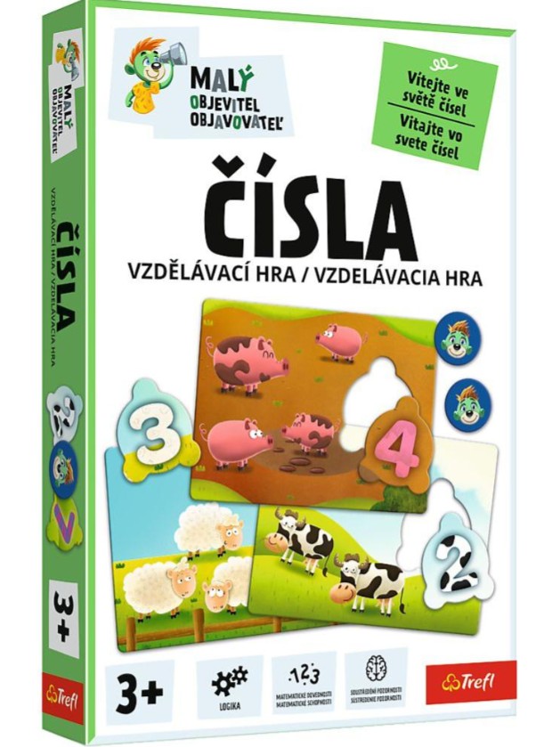 Malý objevitel Čísla vzdělávací společenská hra | SEVT.cz