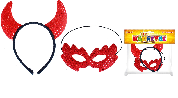 Maska a rohy čerta | SEVT.cz