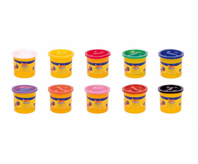 Modelovací hmota JOVI Blandiver - 10 barev (10 x 110 g) | SEVT.cz