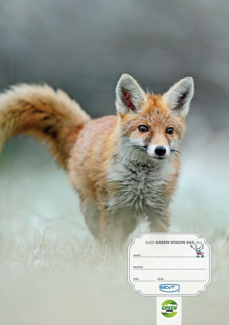 SEVT Sešit GREEN VISION 465, A4 60 l. čtverečkovaný | SEVT.cz