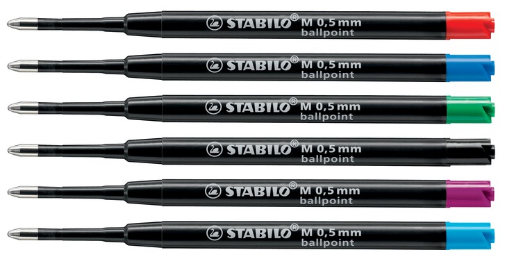 STABILO Ballpoint Refill náplň do kuličkového pera - lila | SEVT.cz
