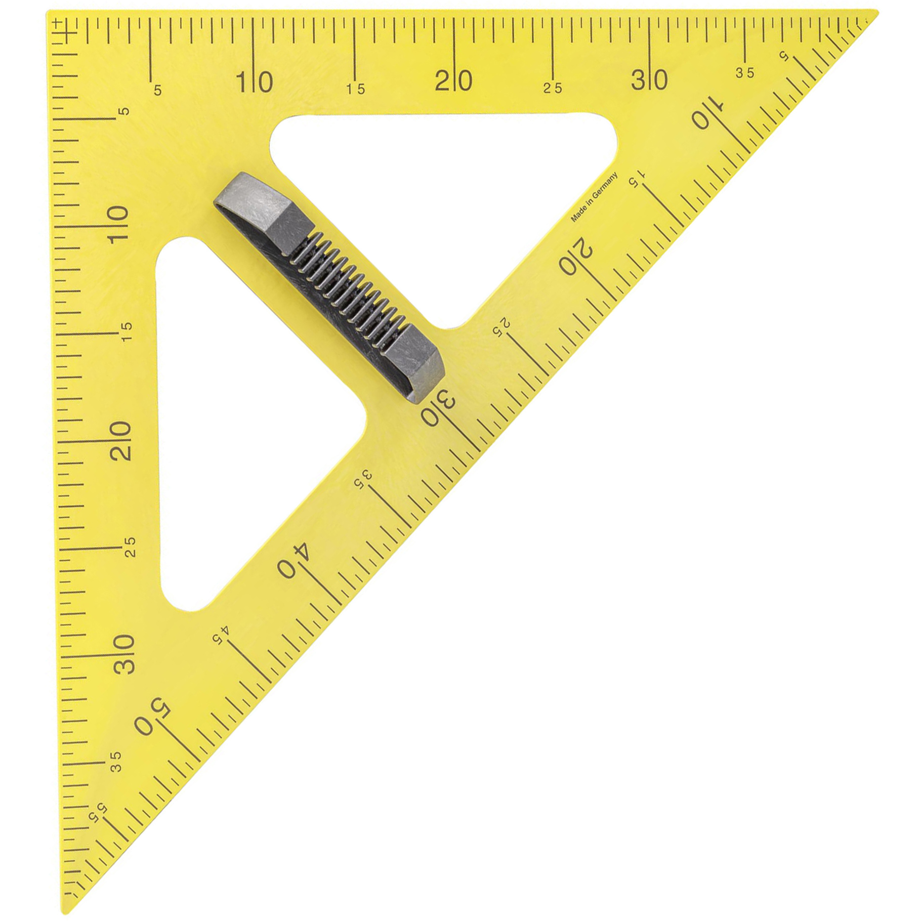 Tabulový trojúhelník WISSNER 45/90° 60 cm - žlutý | SEVT.cz